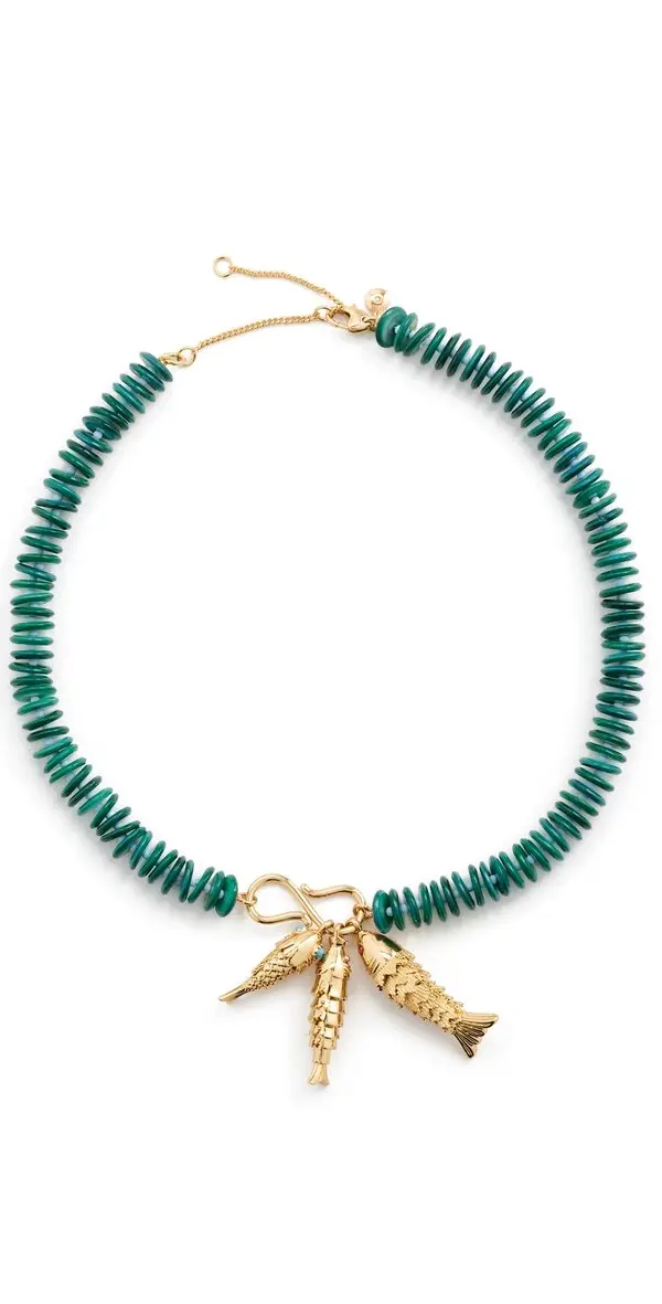 Madewell X Beaded Fish Statement Necklace