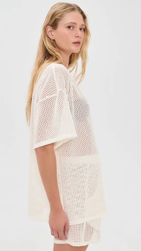 RIPLEY RADER Fishnet Big Shirt