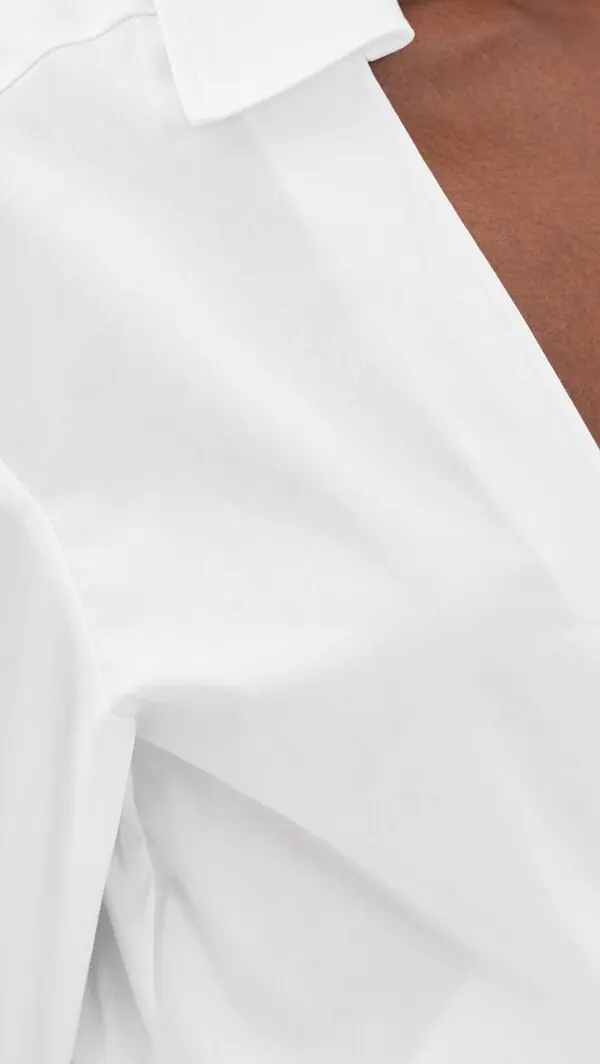 SIMONMILLER Anya Poplin Wrap Top