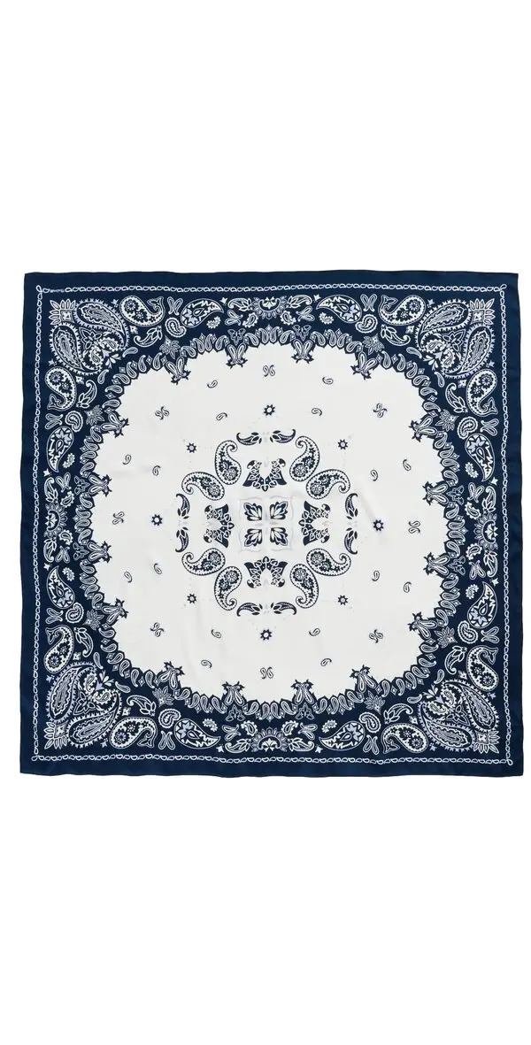 Madewell X Oversized Silk Bandana - Indigo