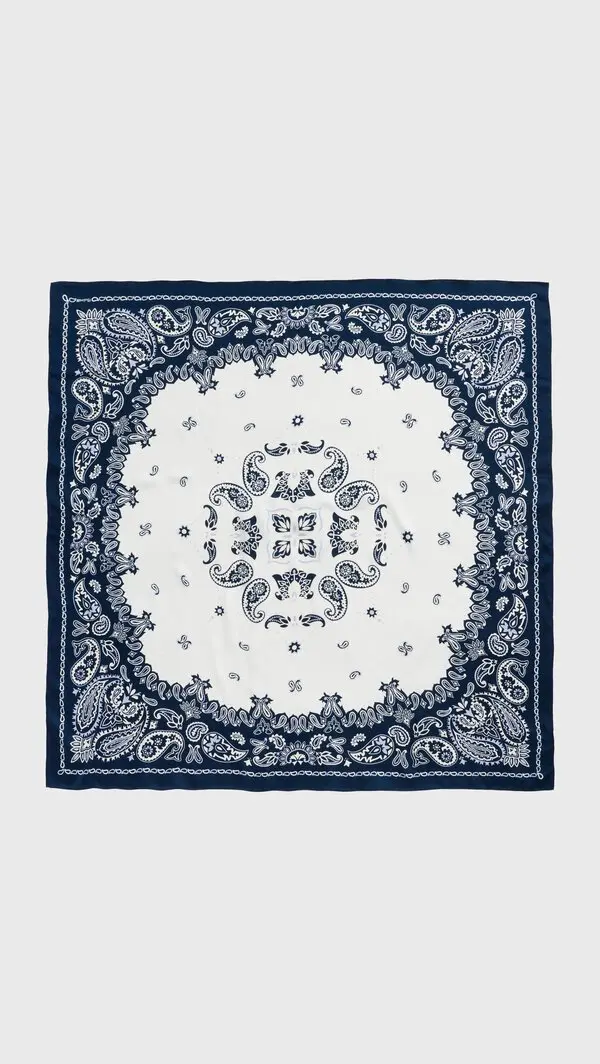 Madewell X Oversized Silk Bandana - Indigo