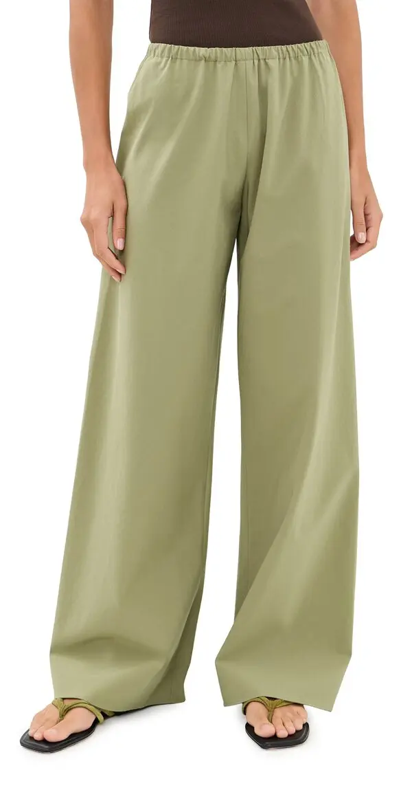 LA LIGNE Cotton Poplin Colby Pants