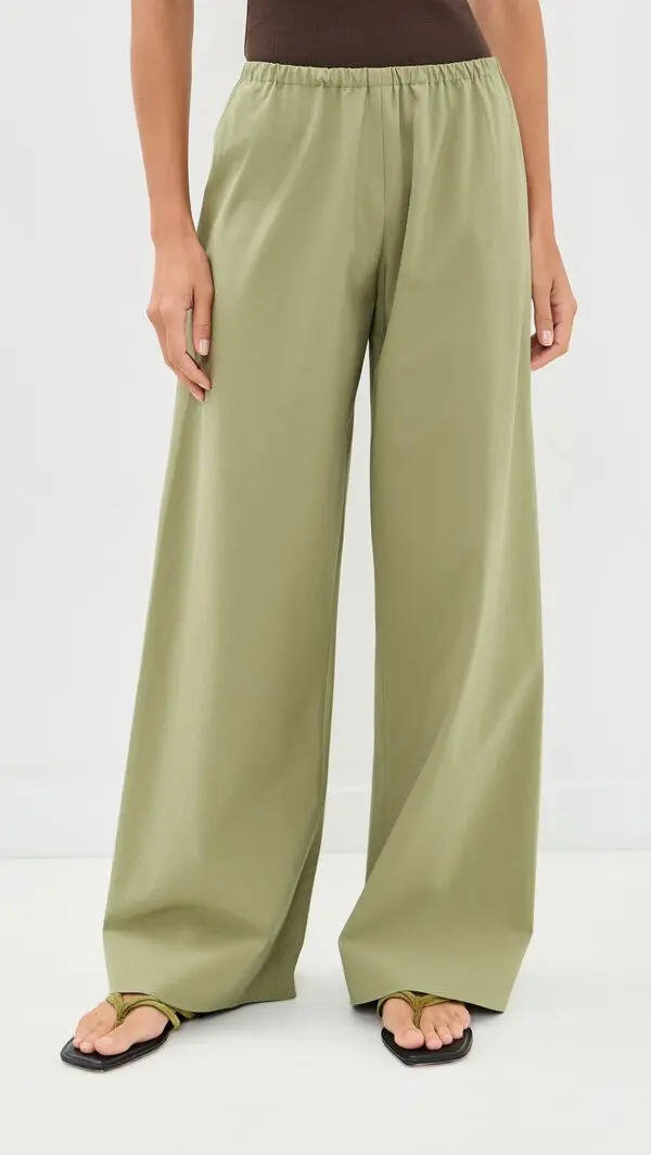 LA LIGNE Cotton Poplin Colby Pants