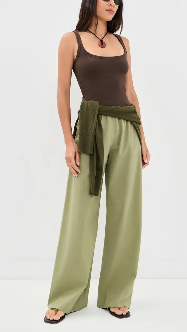 LA LIGNE Cotton Poplin Colby Pants