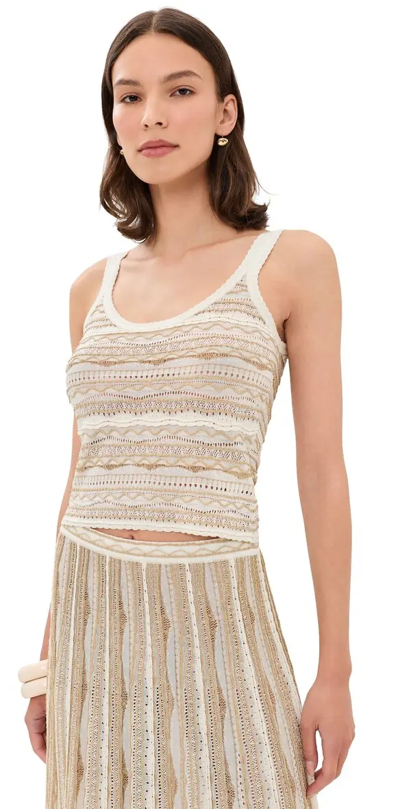 Ulla Johnson Clotilde Tank Top - Conch