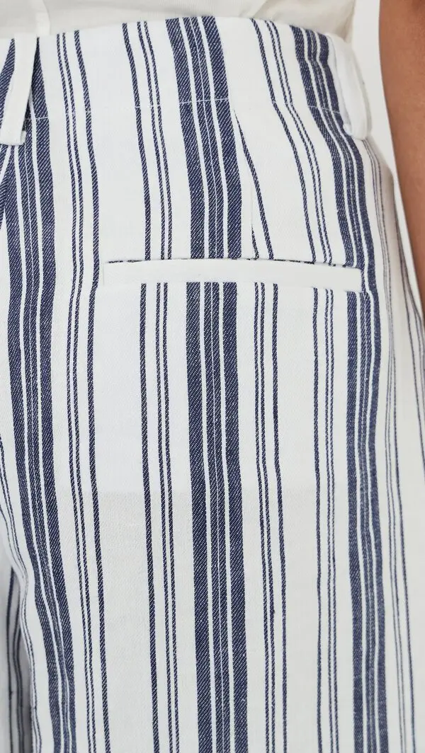 TWP Demie Striped Wide Leg Pants