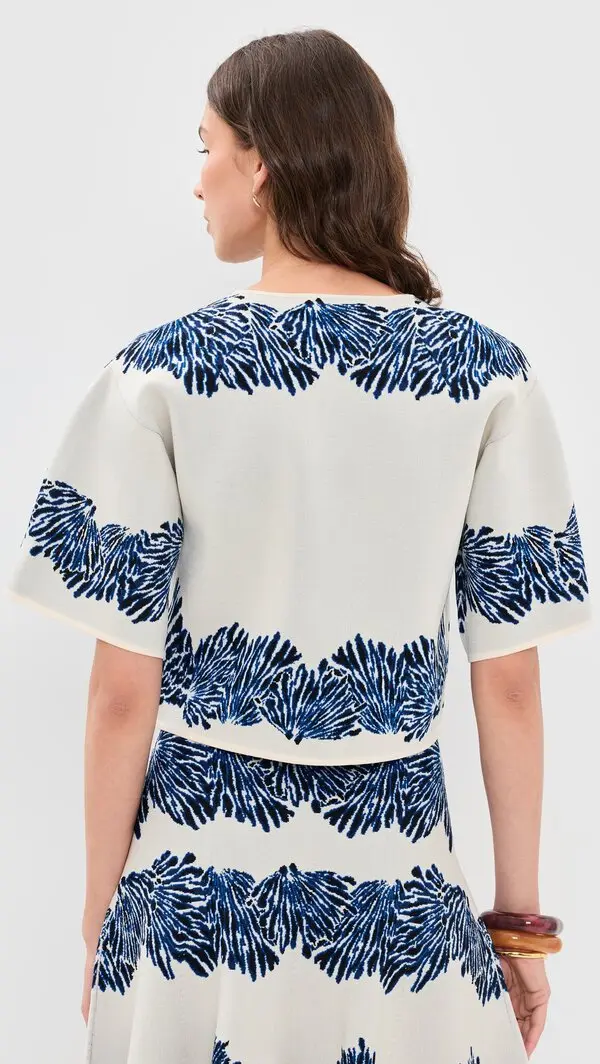 Ulla Johnson Alara Short Sleeve Knit Top