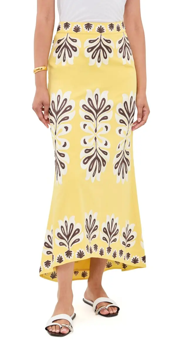Alexis Amarisse Skirt - Sunlit Bloom