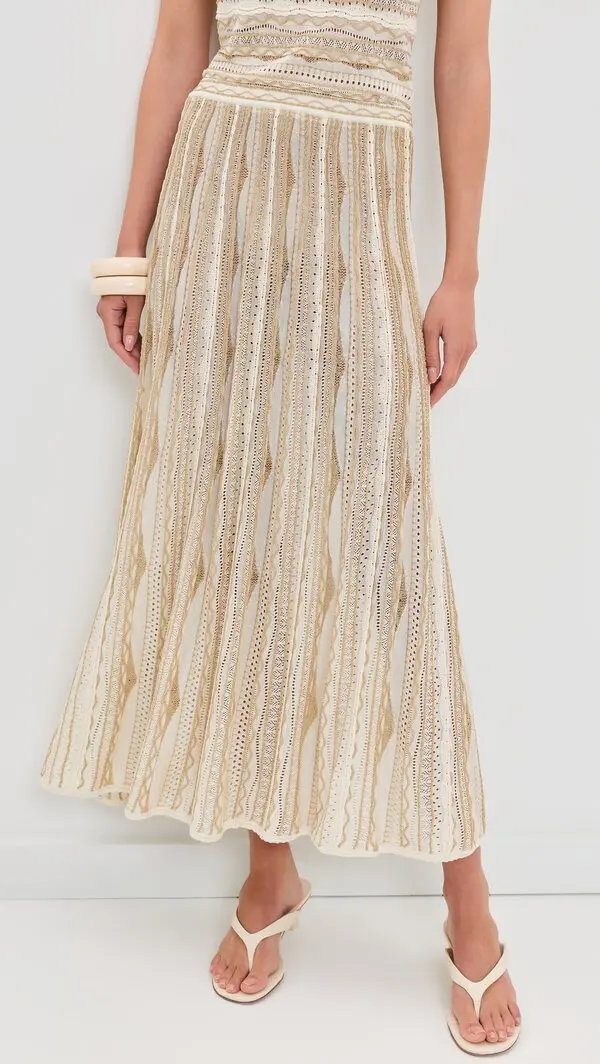 Ulla Johnson Clio Knit Midi Skirt
