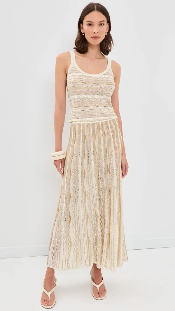 Ulla Johnson Clio Knit Midi Skirt