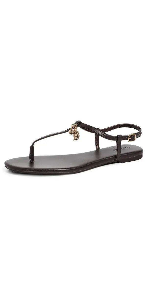 Madewell X Izzie Ietra Charm Sandals - Coffee Bean