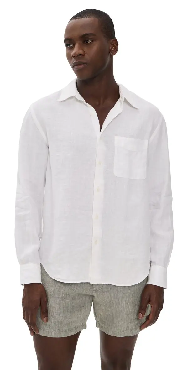 Madewell X Linen Button Down Shirt