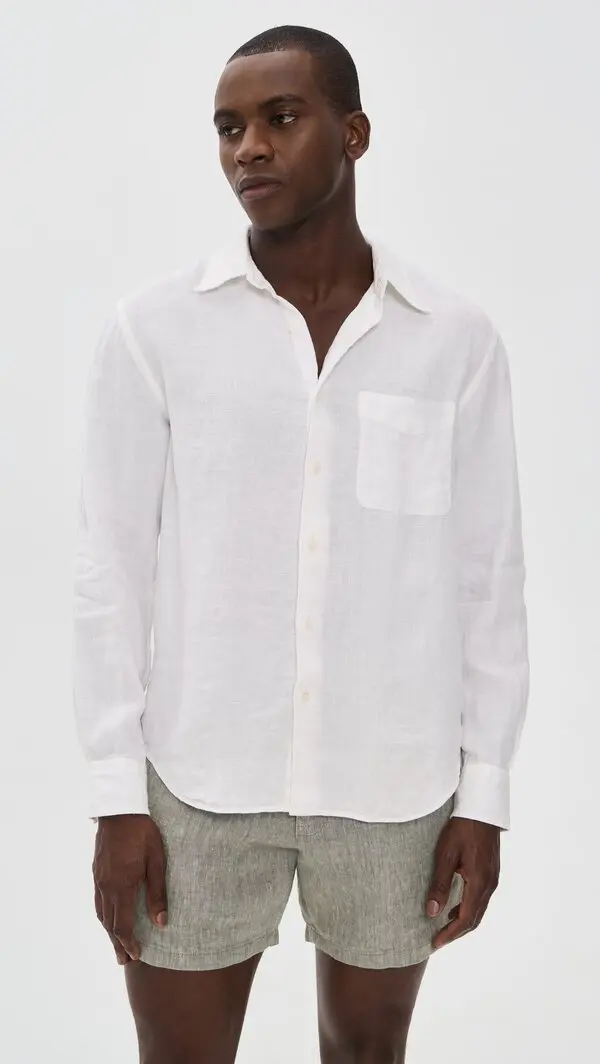 Madewell X Linen Button Down Shirt