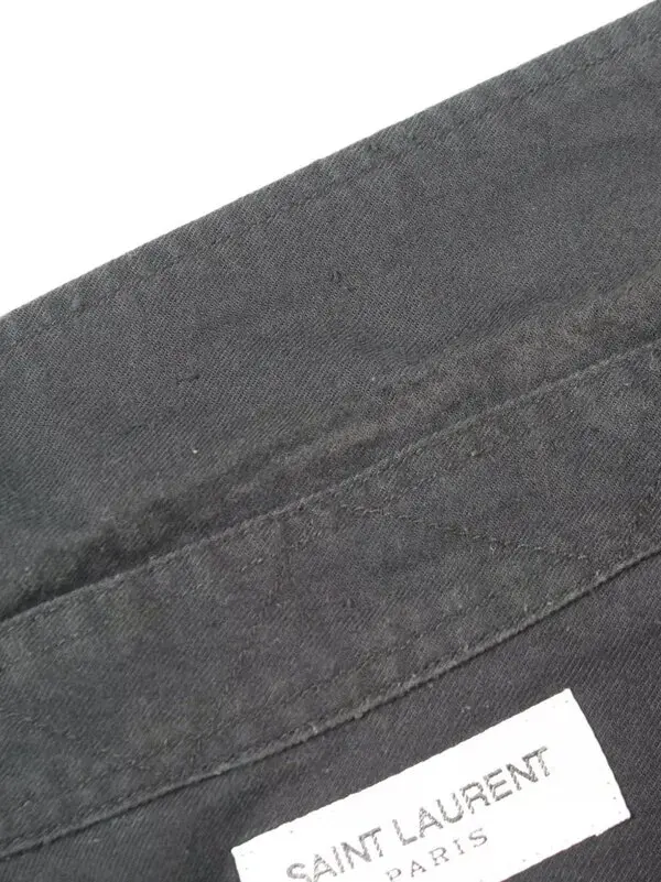 Saint Laurent 2000s Military-style Long-sleeve Shirt