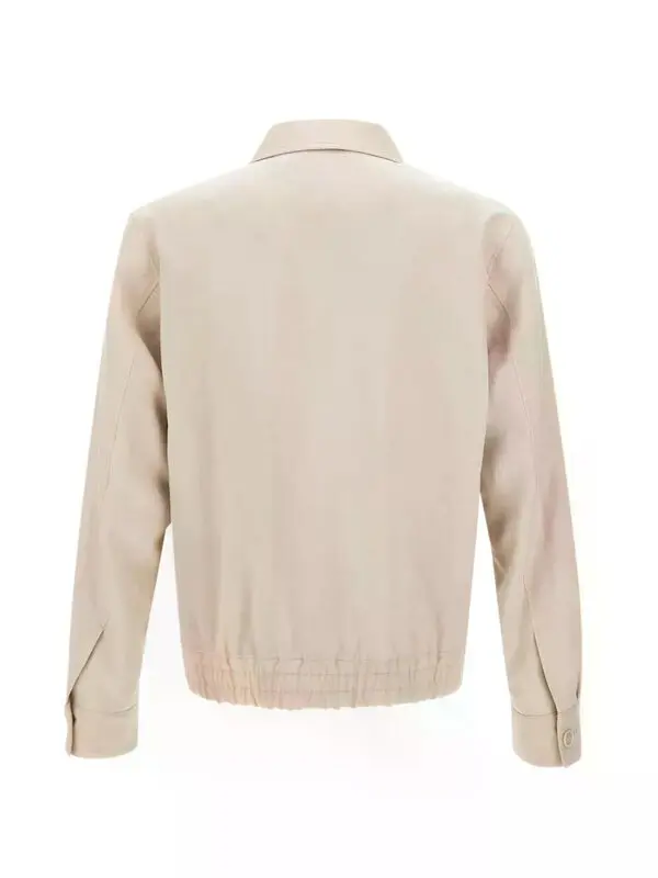 BOSS Zip-up Linen Jacket