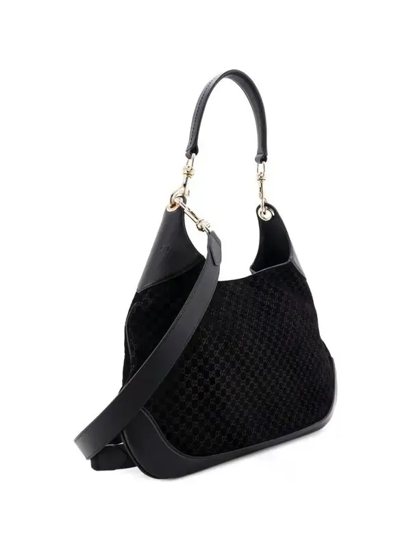 Gucci Gg Suede Medium Shoulder Bag