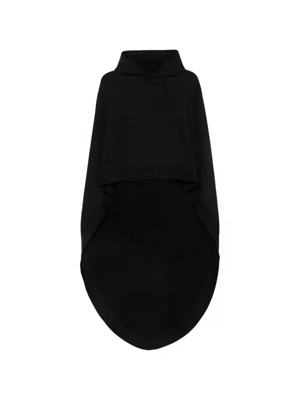 Balenciaga Oversized Asymmetric Hooded Cape