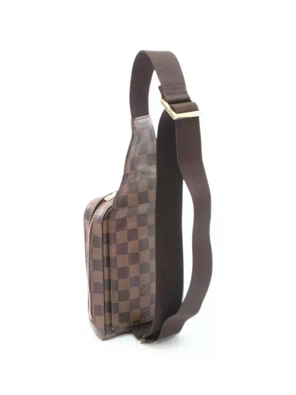 LOUIS VUITTON Damier Ebene Geronimos Belt Bag - Brown