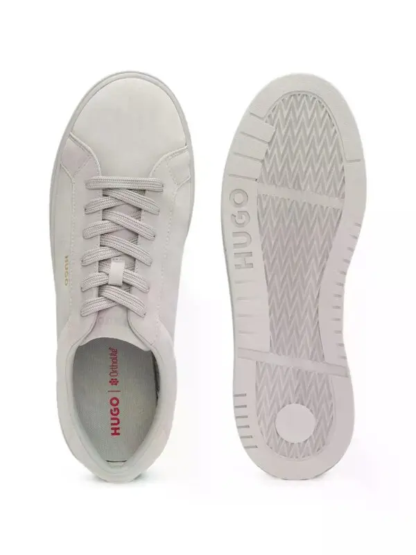 Hugo Suede Lace-up Sneakers