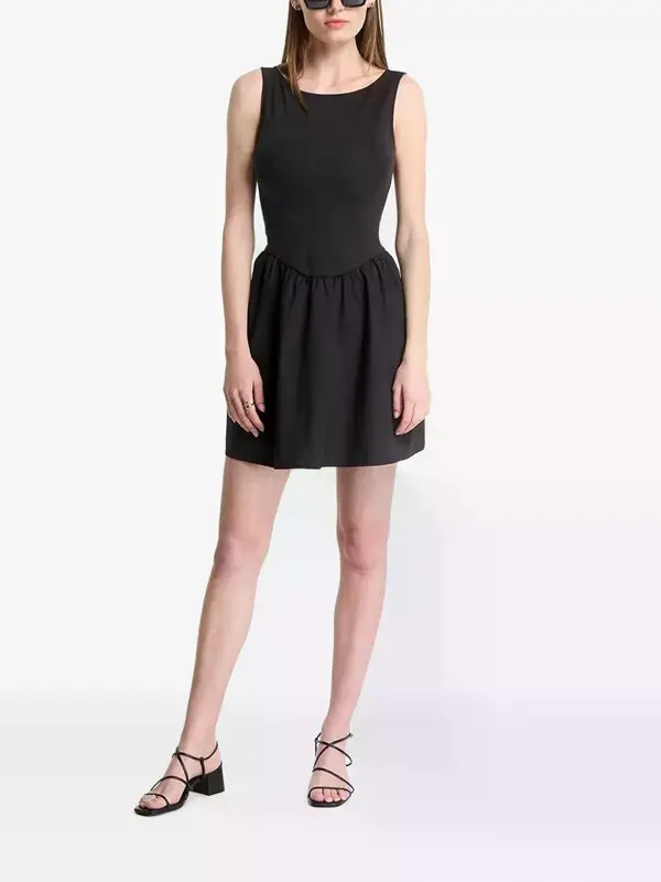 Gap Sleeveless Gathered Mini Dress - Black