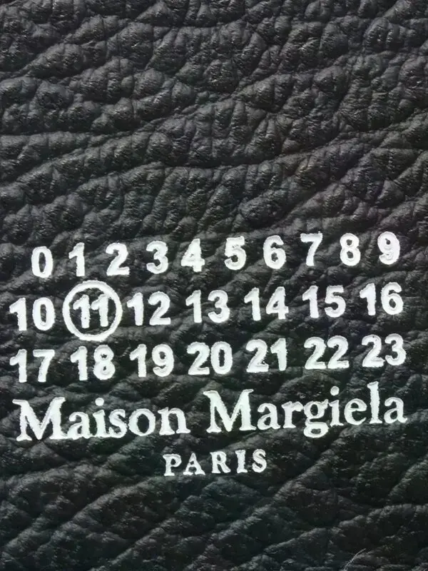 MAISON MARGIELA 2020s Grain-leather Trifold Wallet