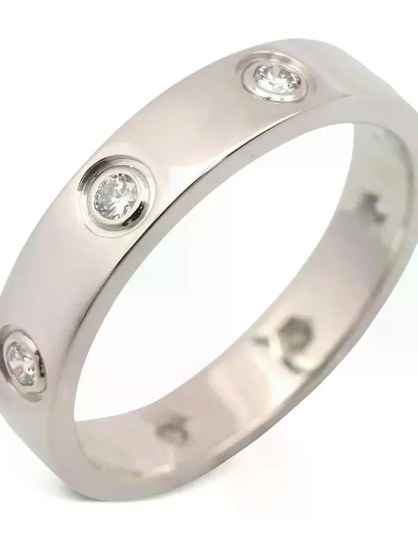 Cartier 18k White Gold Diamond Ring