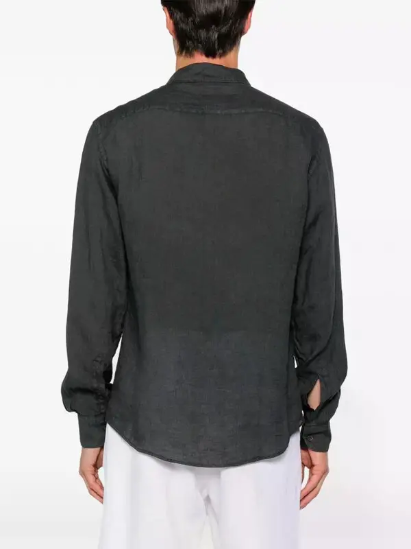 Barena Venezia Maridola Telino Long-sleeve Linen Shirt