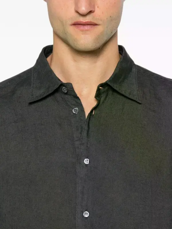 Barena Venezia Maridola Telino Long-sleeve Linen Shirt