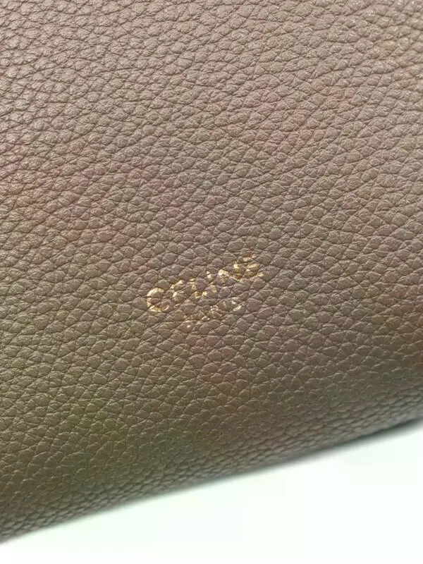 Celine Sangle Leather Bucket Bag