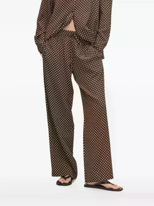 Matteau Polka-dot Drawstring Trousers