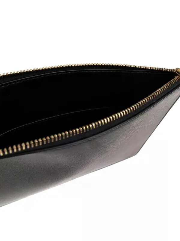 Balmain Chain-link Leather Clutch Bag