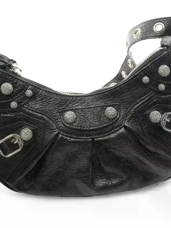 Balenciaga Xs Le Cagole Rhinestone Shoulder Bag