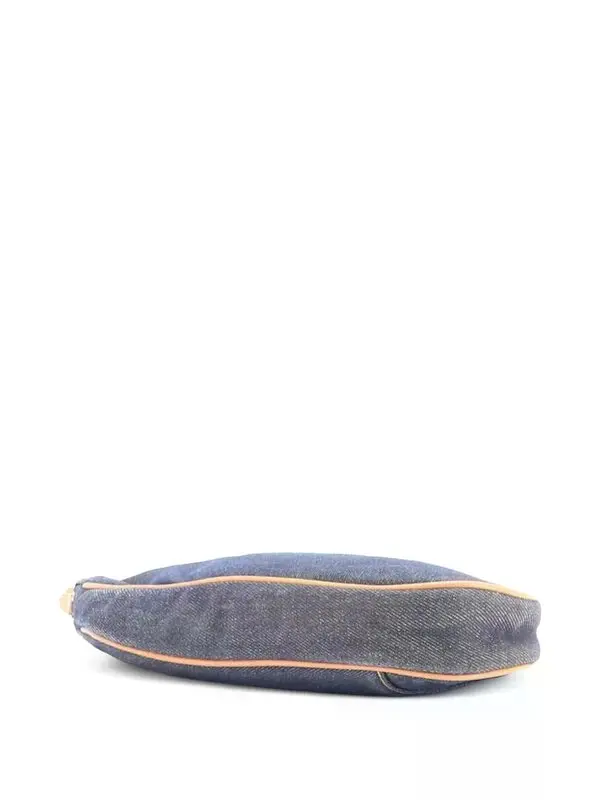 Dior Vintage Denim Mini Clutch Bag