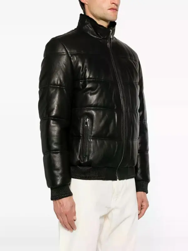 SERGIO MORETTI FIRENZE Quilted Leather Jacket