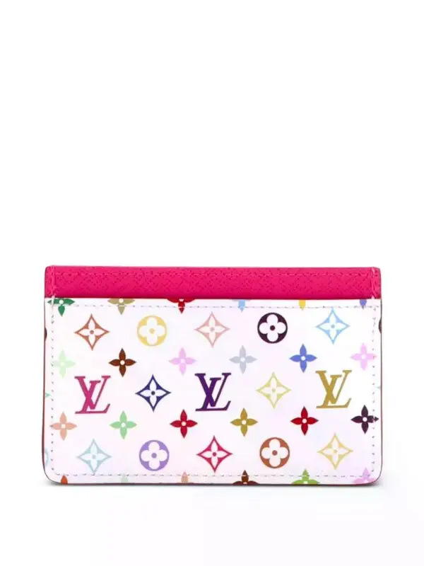 LOUIS VUITTON X Takashi Murakami Monogram Multicolor With Leather Card Holder
