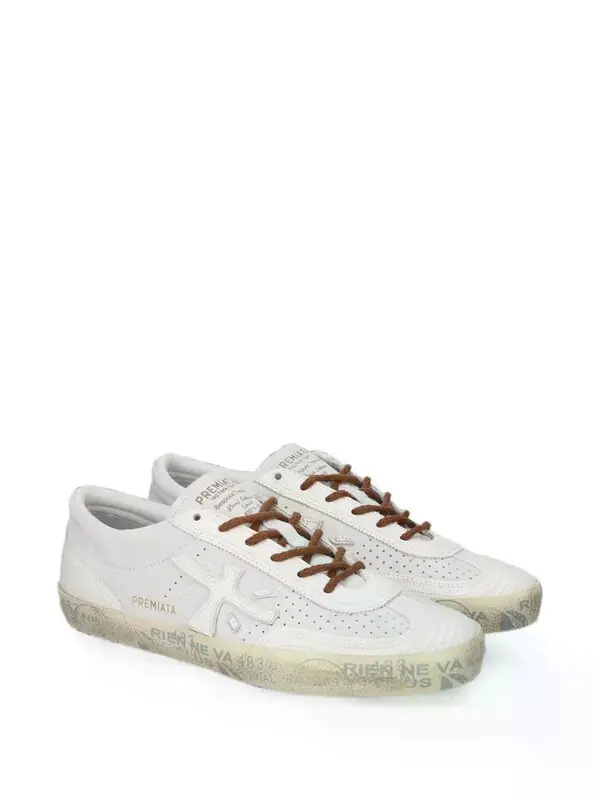 Premiata Davidd 8294 Sequined Leather Sneakers