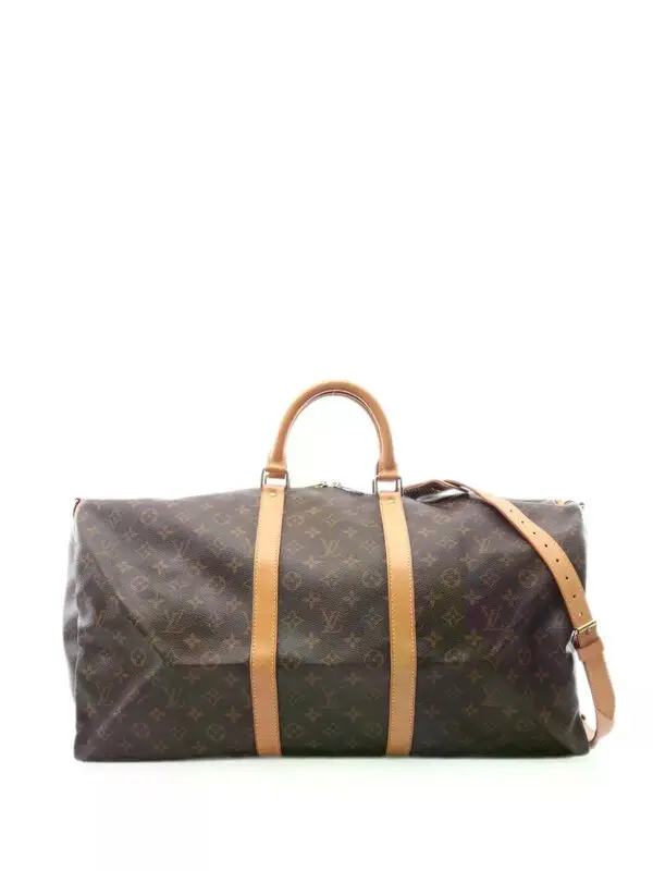 LOUIS VUITTON Monogram Keepall Bandoulière 55 Bag