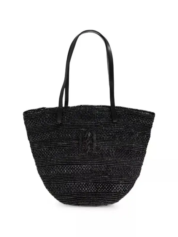 BY MALENE BIRGER Mirabell Woven Shoulder Bag - Black