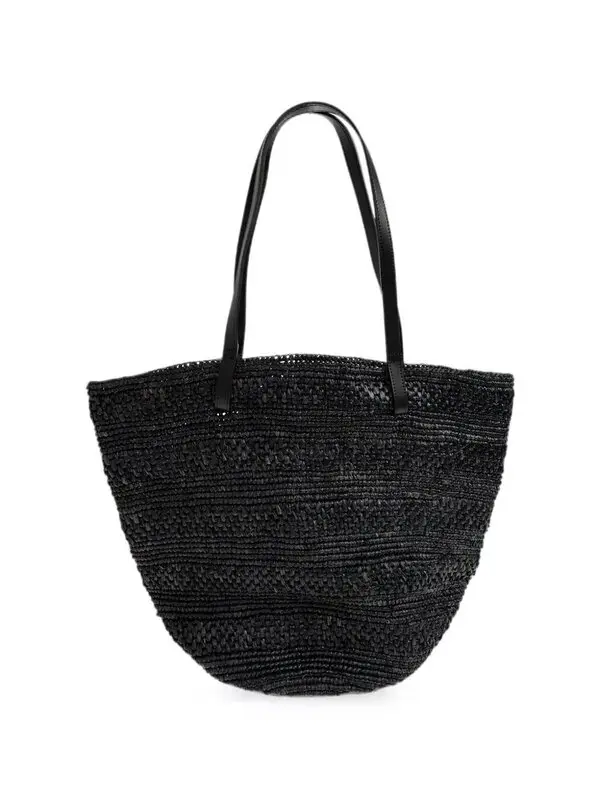 BY MALENE BIRGER Mirabell Woven Shoulder Bag - Black