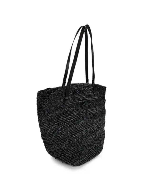 BY MALENE BIRGER Mirabell Woven Shoulder Bag - Black