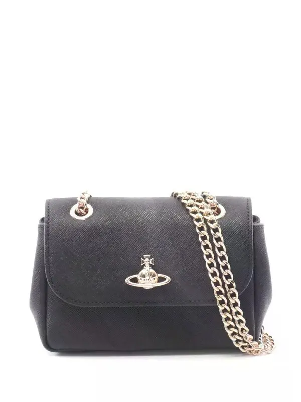VIVIENNE WESTWOOD Small Orb Chain Crossbody Bag - Black