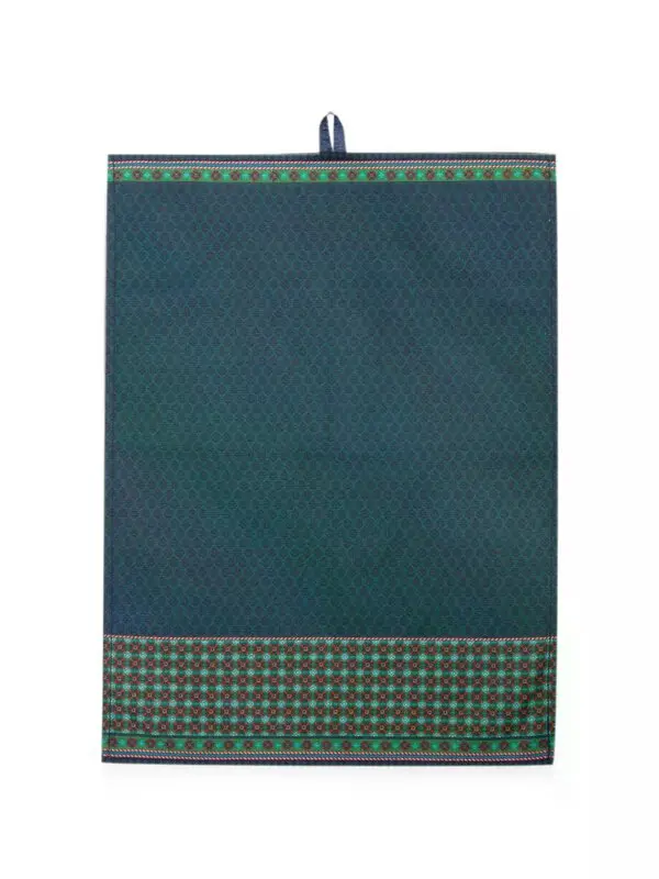 PIP STUDIO Berry Blues Geometric-print Tea Towels - Blue