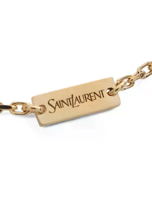 Saint Laurent Cassandre Rhinestone Bracelet