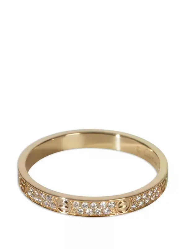 Cartier 18k Yellow Diamond Love Ring