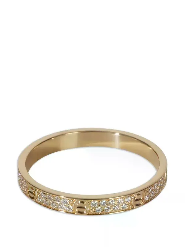 Cartier 18k Yellow Diamond Love Ring