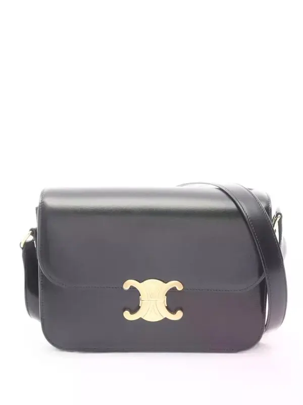 Celine Medium Triomphe Crossbody Bag - Black