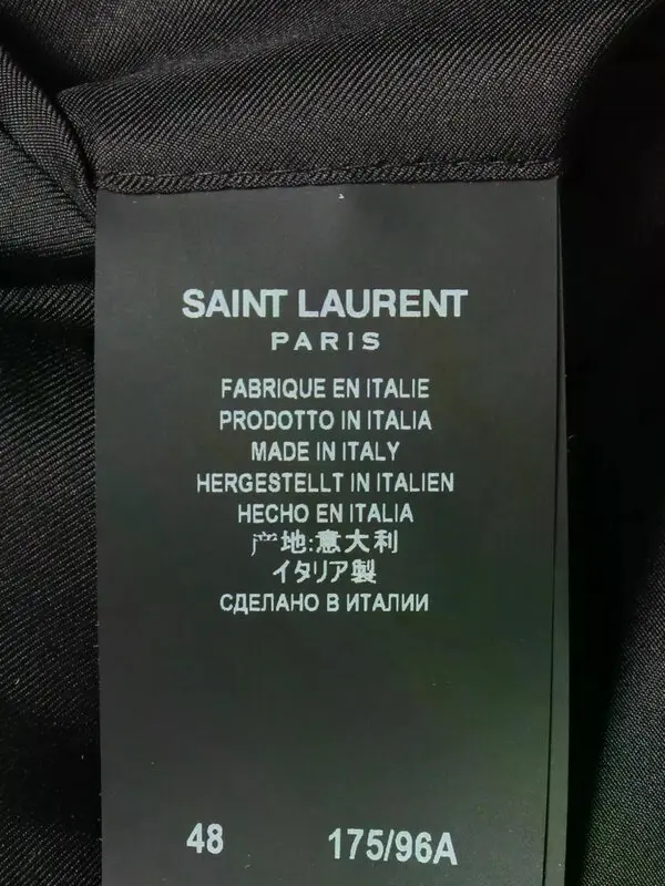 Saint Laurent 2010s Peak-lapel Blazer