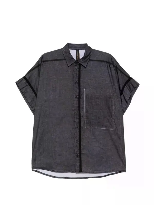 GIOVANNI CAVAGNA Button-up Short-sleeve Shirt