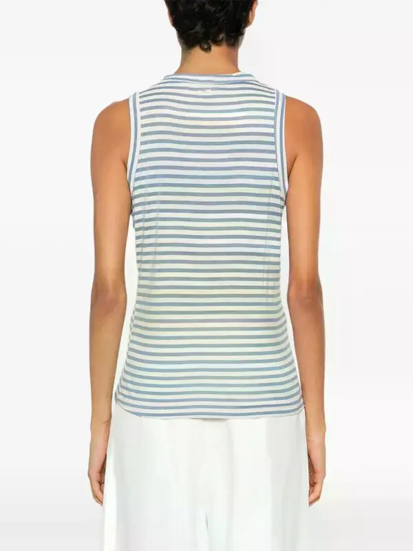 Momoni Striped Sleeveless T-shirt