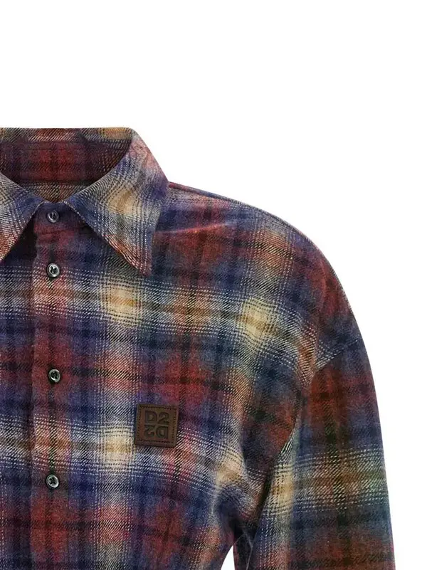 Dsquared2 Asymmetrical Check Shirt